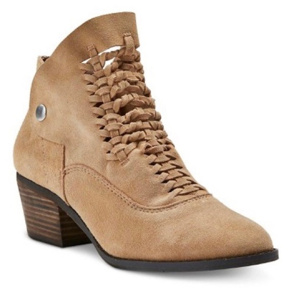 plume | Shoes | Plume By Faryl Robin Doran Tan Suede Ankle Boots | Poshmark